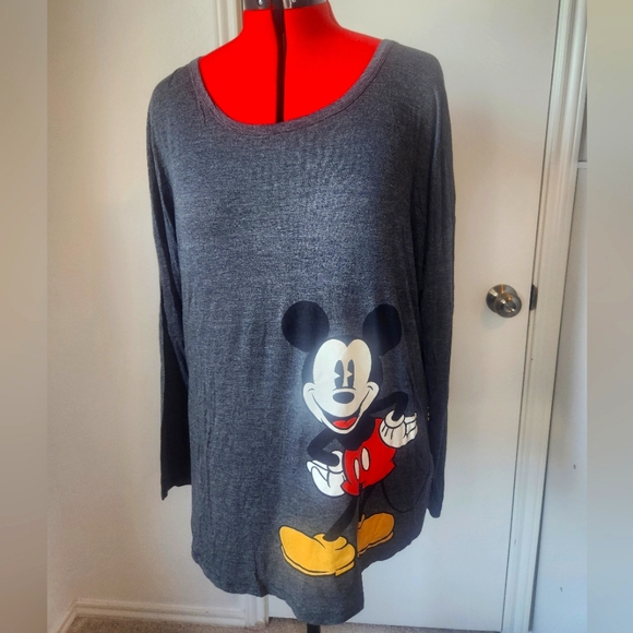 Disney | Tops | Mickey Mouse Long Sleeve Shirt | Poshmark